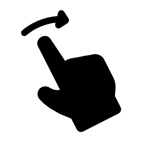 Gui Gesture Swipe Right Vector SVG Icon SVG Repo