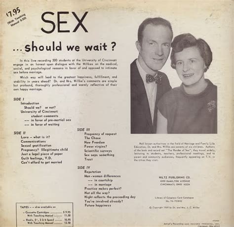 Unearthed In The Atomic Attic Sex Should We Wait