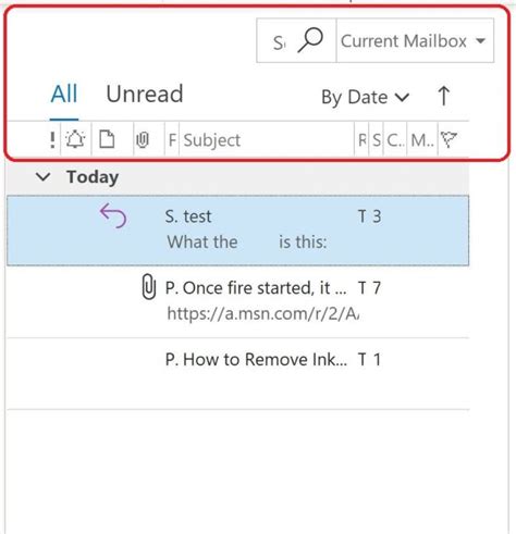 how do i get rid of the outlook 2016 sort bar microsoft community