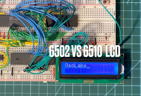 C64 A Fondo 6502 Vs 6510 Episodio 9 6502 Con Display Lcd Blog