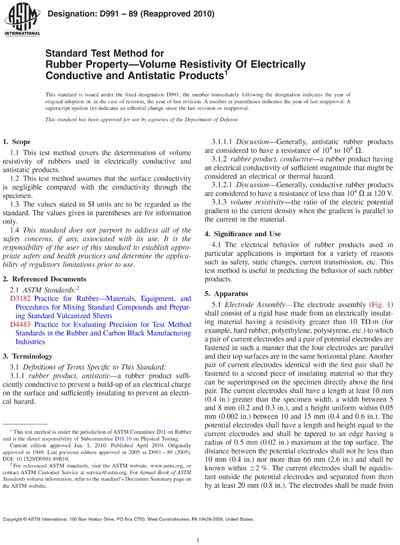 Astm D A Standard Test Method For Specific Resistance Hot Sex Picture