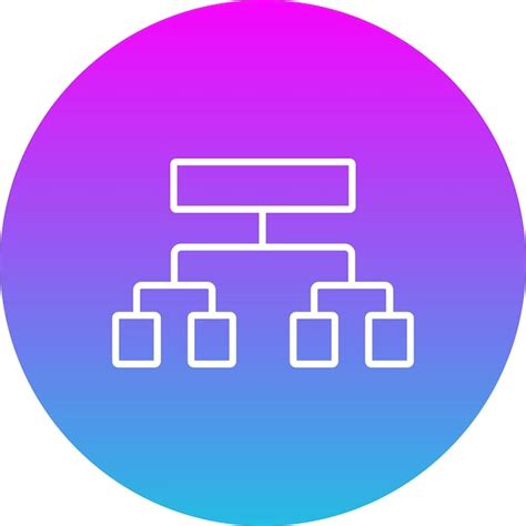 Premium Vector Hierarchical Structure Icon