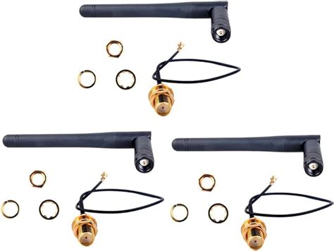 24g Wifi Antenna 3dbi Gain Antennas With 16cm Cable Ufl