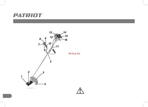 Patriot PT 3555ES Country 250108035 (разборная штанга) [8/36 ...