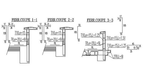 Reinforcement Bar Connecting Structure Design Plan Drawing In2d Autocad Dwg File