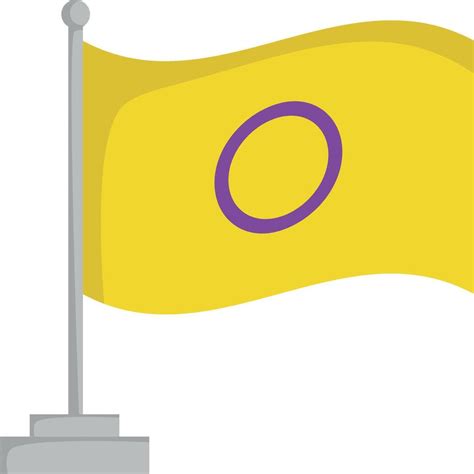 Intersex Pride Flag Isolated On White Background Illustration Vector Art At Vecteezy
