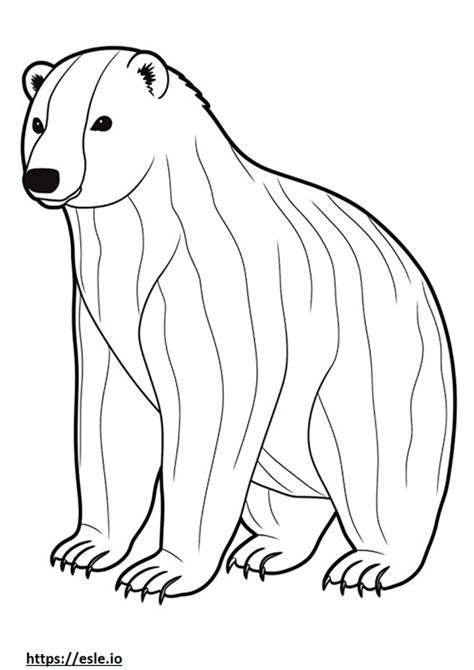 Badger Coloring Pages Free Printable