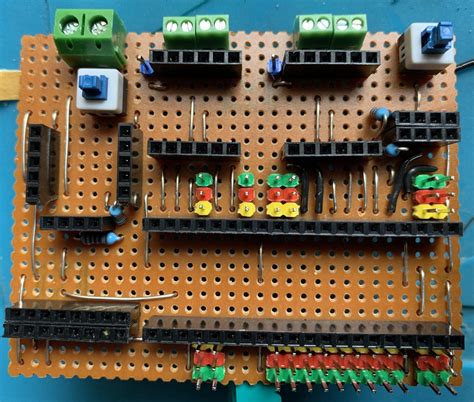 Diy Raspberry Pi Pico Robot Controller Board For L0cost Robots Built On Matrix Or Strip Board