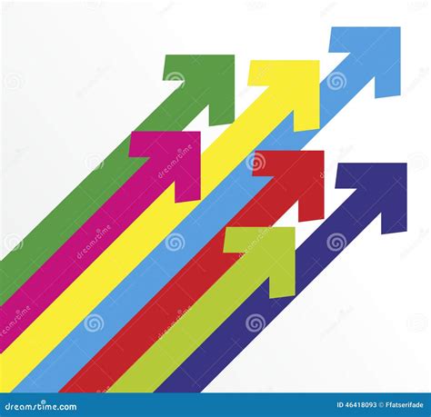 Arrow Stock Illustration Illustration Of Abstract Lines 46418093