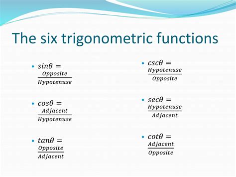 SOLUTION Trigonometric Functions Studypool