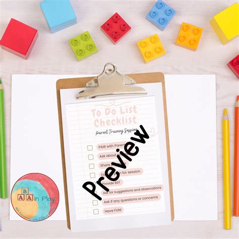 ABA Session Checklist For BCBA And RBT Supervision Checklist Session