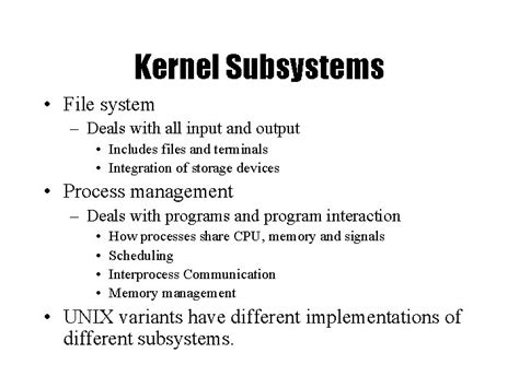 Lecture 2 Unix Basics The Unix Filesystem On