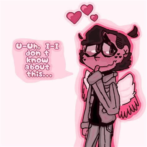 Rule 34 Black Hair Brown Eyes Embarrassed Golden Wing Jacket Jeans Nervous Nervous Smile Pink