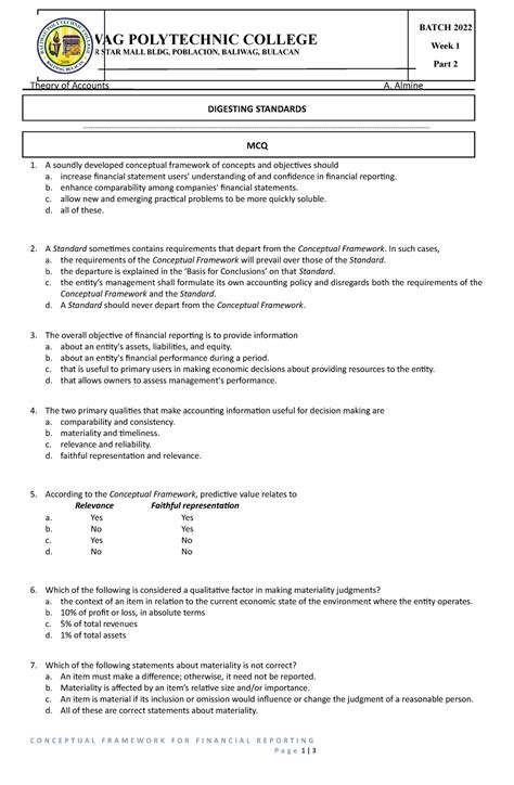 toa w1p2 lecture notes 1 baliwag polytechnic college 2 nd floor star mall bldg poblacion