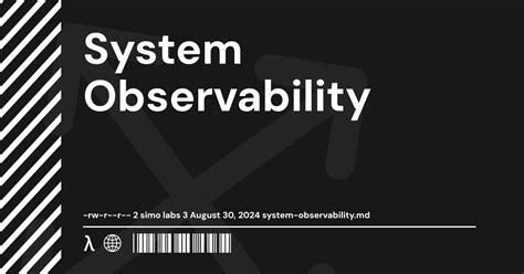System Observability Simosh