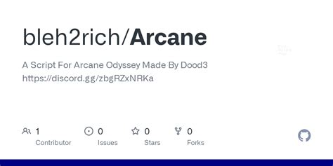 Github Bleh2richarcane A Script For Arcane Odyssey Made By Dood3