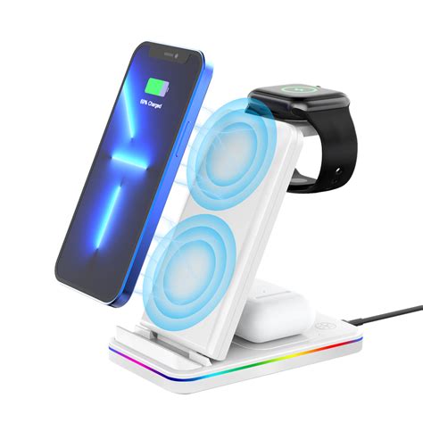Qi Certificate W Wireless Charger Stand Induction Wireless Chargers Fast Charging Station For
