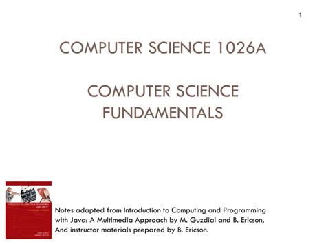 Intro Computer Science