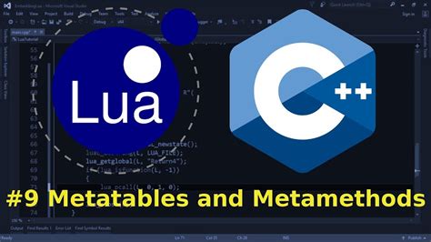 Embedding Lua In C 9 Metatables And Metamethods Youtube