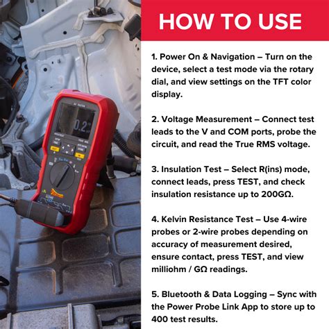 Power Probe Ppevtest Ev Tester The Ultimate Multimeter For Ev Repair