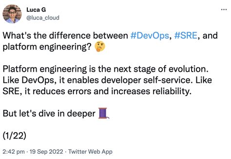 Issue DevOps SRE Or Platform Engineering