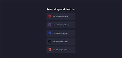 Github Quocbinh Npm9081react Draggable List App