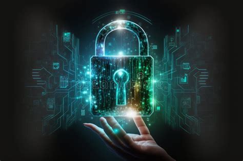 Cyber Security And Data Protection Internet And Technology Concept Protect Your Identity Stock