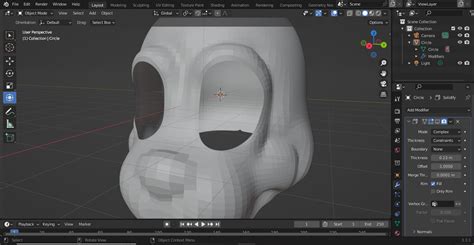 Modeling Weird Results Using Solidify Tool Blender Stack Exchange