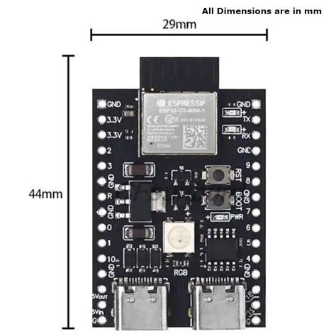 Probots ESP C Mini Dual Type C USB Development Board Buy Online Buy Online India