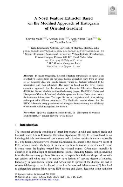 Pdf A Novel Feature Extractor Based On The Modified Approach Of Histogram Of Oriented Gradient