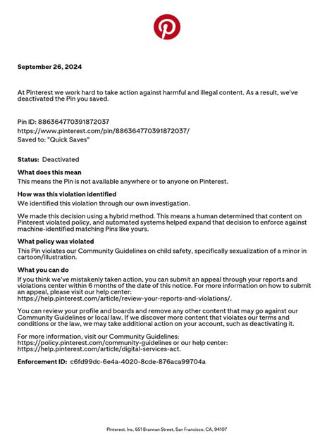 Statement Of Reason Report Pinterest Pdf