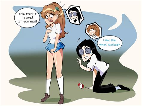 Commission Lass And Nerd Swap By Aliciadrawsbecause On Deviantart