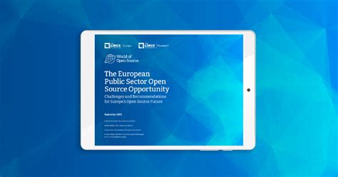 The European Public Sector Open Source Opportunity