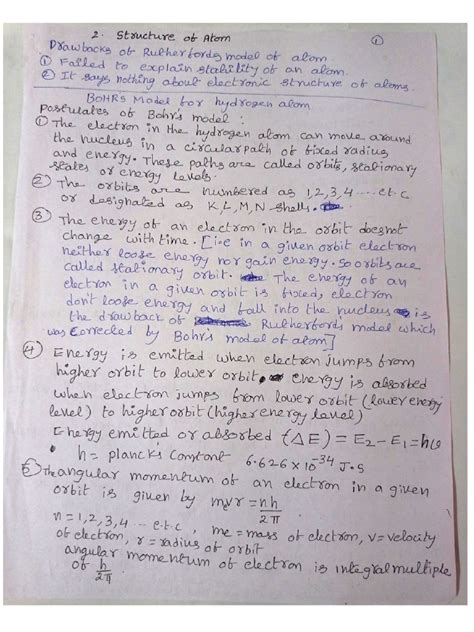 2 Structure Of Atom Pdf