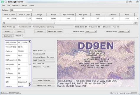 LinLogBook A Hamradio Logbook For Linux Download SourceForge Net