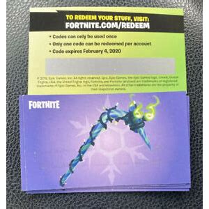 Fortnite Minty Axe GLOBAL CODE Merry Mint Pickaxe Code Other Gameflip