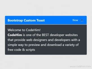 Bootstrap 4 Custom Alert Confirm Popup With JQuery CodeHim