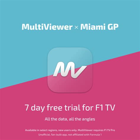 Multiviewer On Twitter 🚨 F1 Tv Just Launched A 7 Day Free Trial For