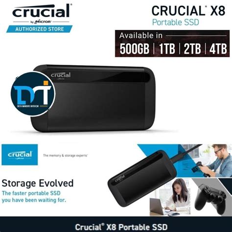 Jual Crucial X Portable Ssd Tb External Ssd Usb Tb Shopee Indonesia