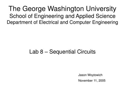 Ppt Lab 8 Sequential Circuits Powerpoint Presentation Free