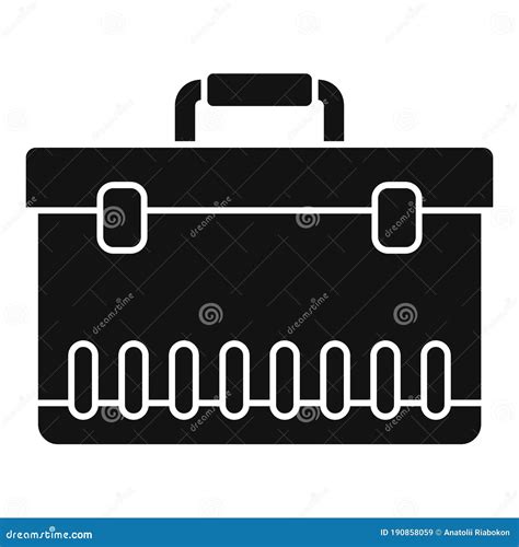 Car Tool Box Icon Simple Style Stock Vector Illustration Of Industry