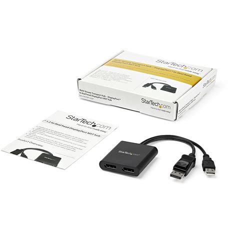 Hub Mst De 2 Puertos Displayport 1 2 Divisor Splitter Dp