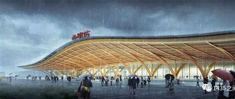 上海崇明站和徐行站房建筑设计意向方案效果图 线路 车站 施工图