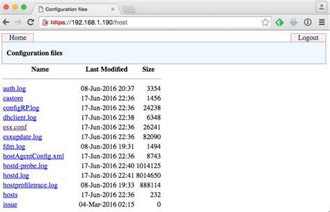 Using The Vsphere Api To Remotely Collect Esxi Configuration File Esx