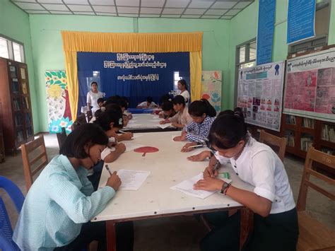 ငဖဲမြို့နယ် ပြည်သူ့စာကြည့်တိုက်ခန်းမ၌ စာလုံးပေါင်းသတ်ပုံအမှန် ရွေးချယ်ပြိုင်ပွဲကျင်းပ