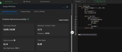Binarysearch Problemsolving Dsa Kthmissingnumber Sortedarray