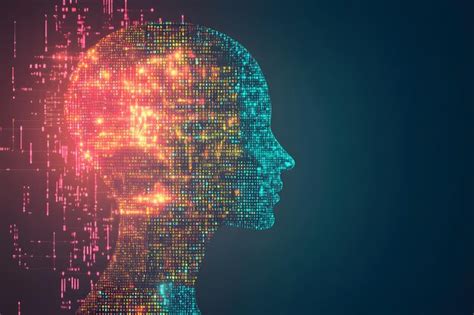 Artificial Intelligence Concept Featuring A Digital Human For Technology And Innovation Themes