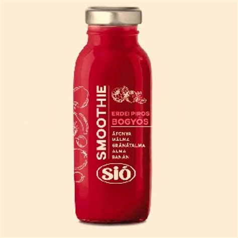 SiÓ Smoothie 0 25l Erdei Piros Bogyós Ital Nagykereskedés Vízsztár