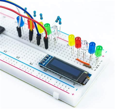 0 91 inch i2c oled display module iic oled screen dc 3 3v~5v compatible
