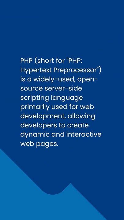 What Is Php Php Webdevelopment Coding Programming Techtrends Youtube